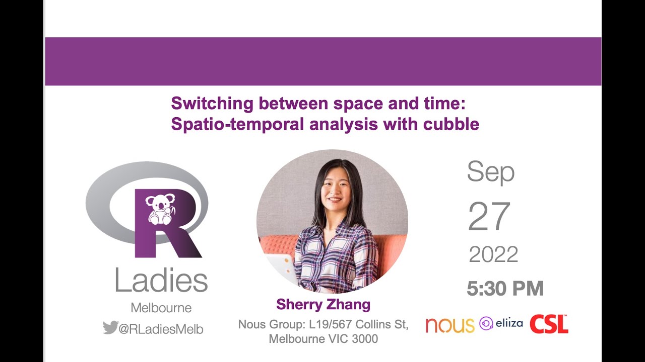 Switching between space and time: Spatio-temporal analysis with cubble ...