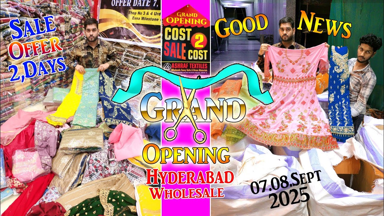 Good News Grand Opening Ceremony 2.Days Part 2 Sale Offer Hyderabad ...