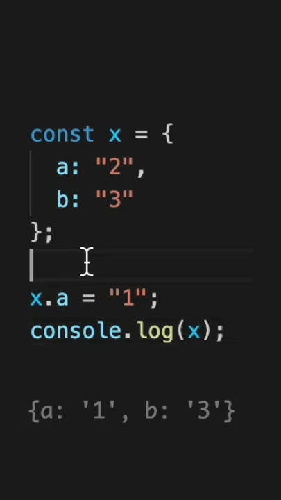 Object Freeze Makes An Object Immutable Youtube