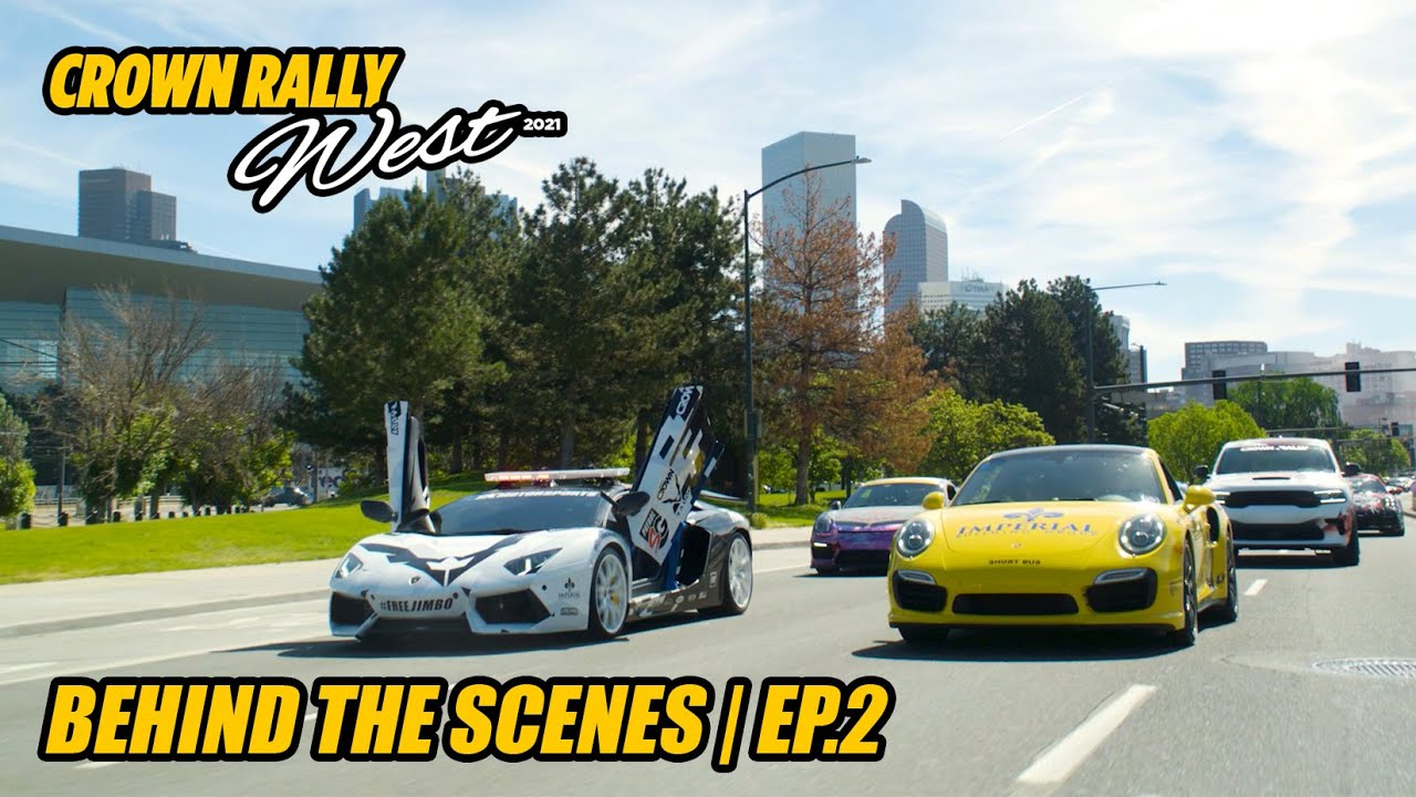 SUPERCAR RALLY TAKES OVER DENVER! | CROWN RALLY WEST 2021 - YouTube