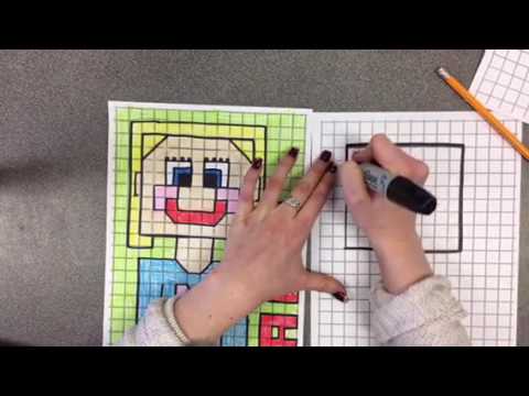 Pixel self-portraits - YouTube