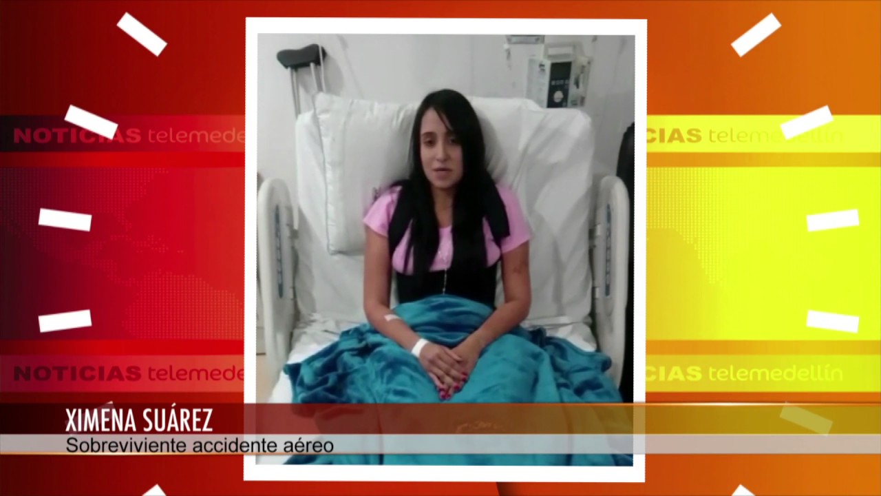 Ximena Suárez, Auxiliar de vuelo del avión de Lamia, fue trasladada a ...