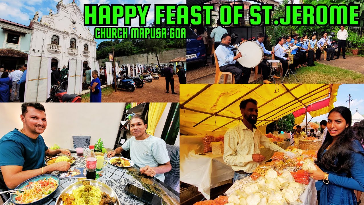 Wishing You All Happy Feast Of St. Jerome Church Mapusa Goa - YouTube