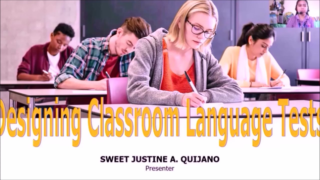 DESIGNING CLASSROOM LANGUAGE TEST - YouTube