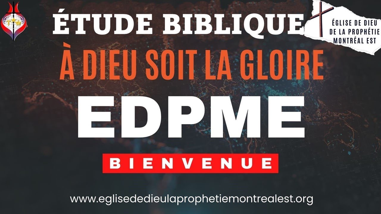 | ÉTUDE BIBLIQUE | 29 OCTOBRE 2024 | Épitre de Paul aux Éphésiens ...