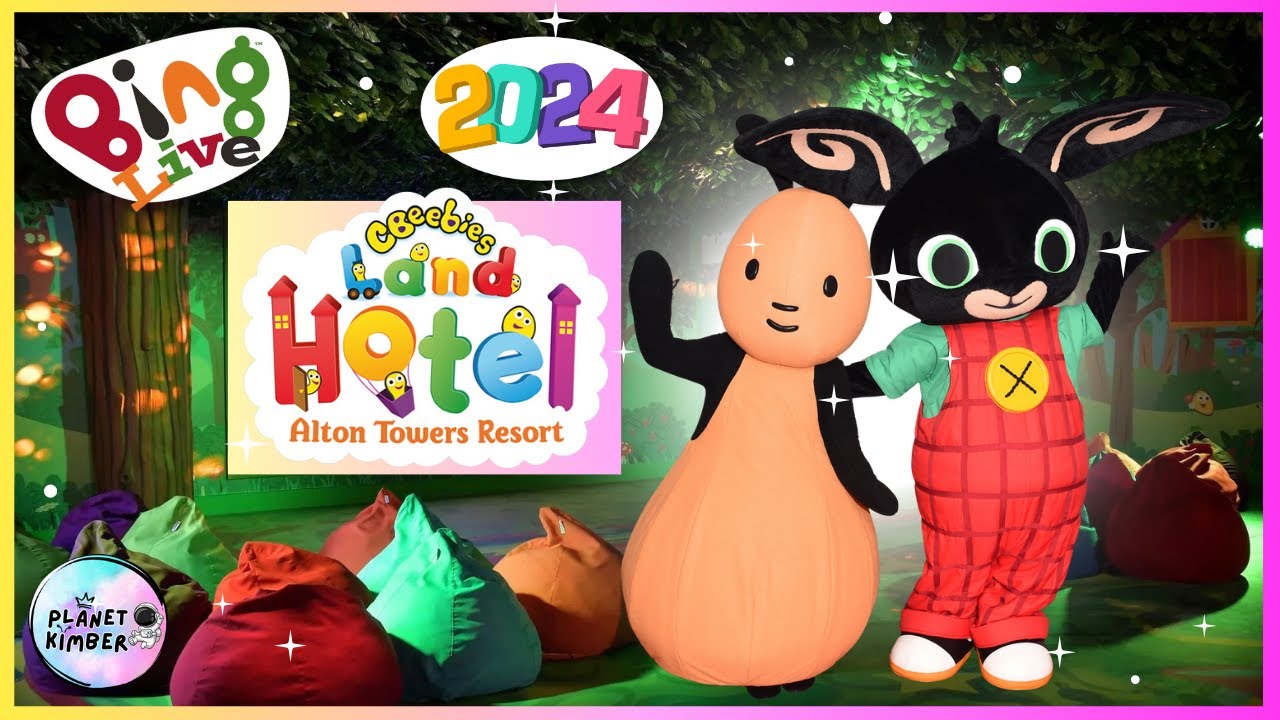 Adorable Bing Bunny at Cbeebies Land Hotel, Alton Towers 2024! - YouTube