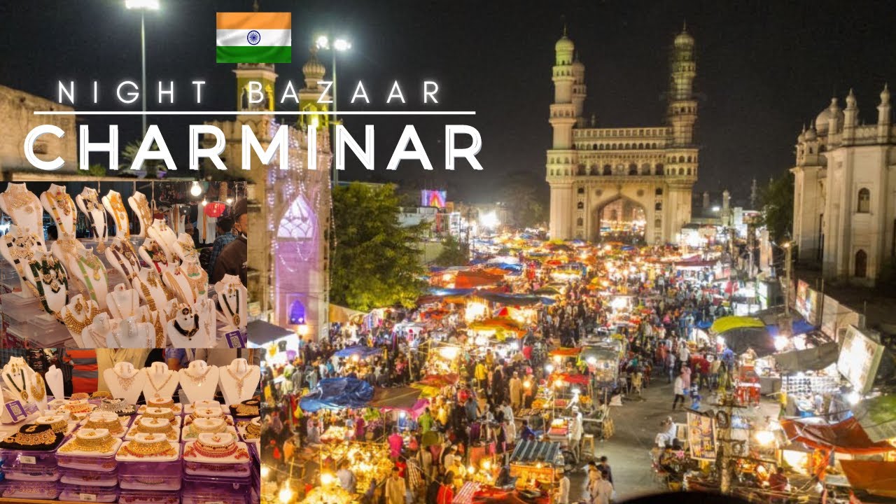 Night Bazaar @Charminar | Mesmerising jewellery, bangles, dresses ...