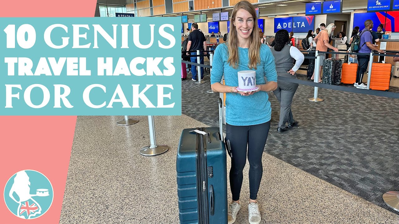 10 GENIUS Cake Travel Hacks - YouTube