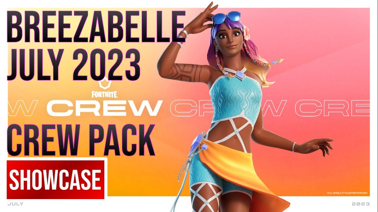 New Breezabelle July 2023 Crew Pack Showcase (Fortnite Battle Royale ...