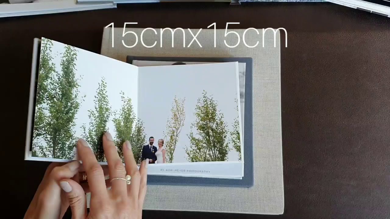 Wedding Album Square size comparison - YouTube