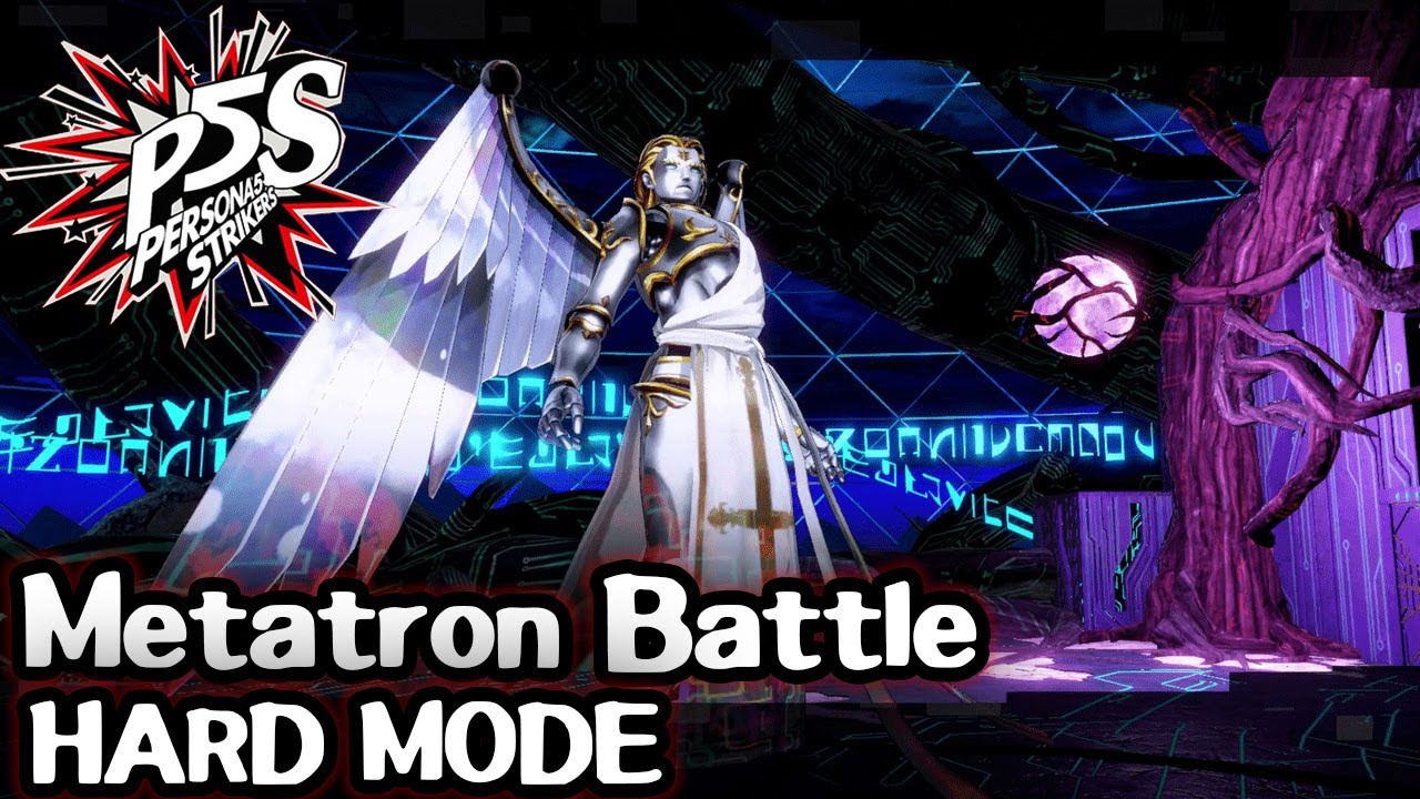 Metatron Battle (HARD MODE) - Persona 5 Strikers - YouTube