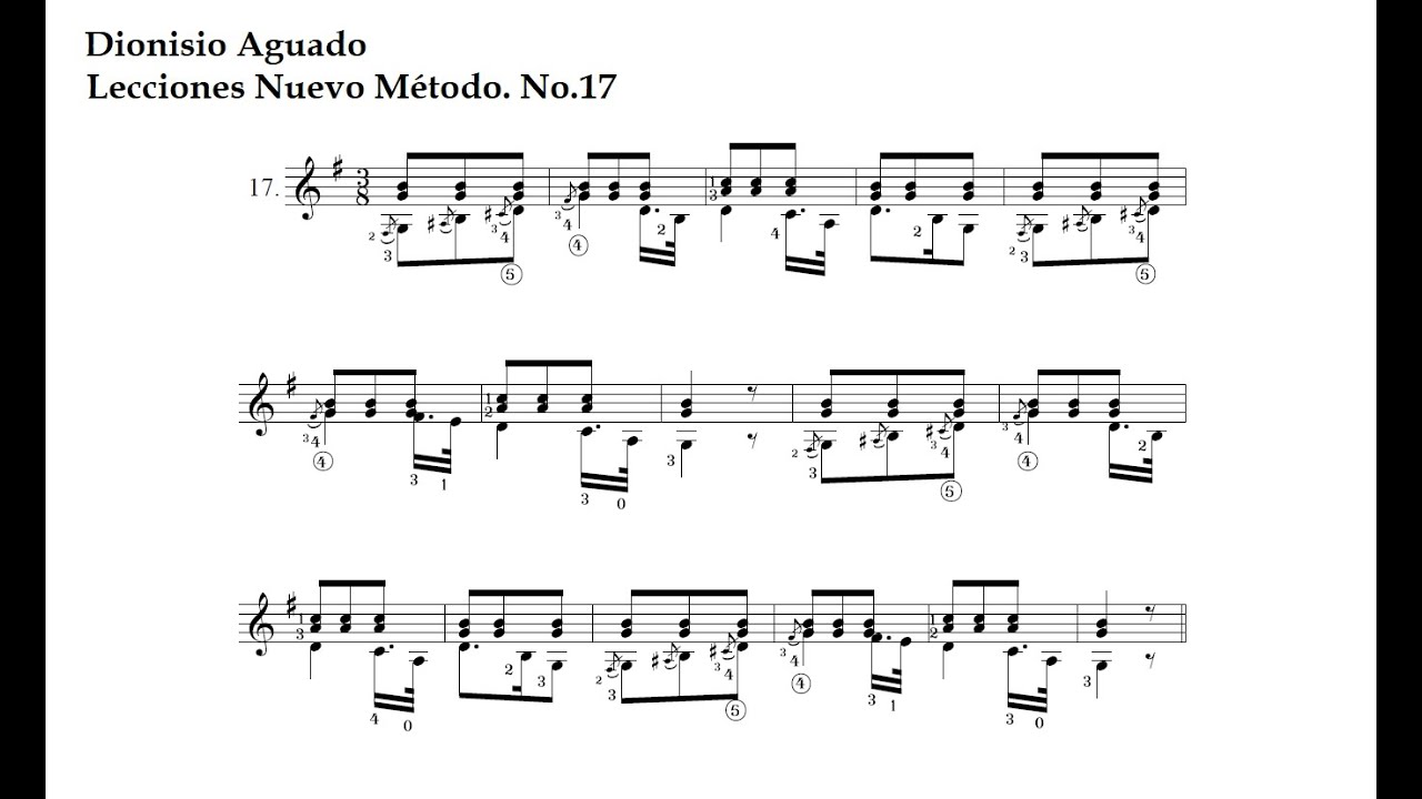 D. Aguado. Nuevo Método, N17 - YouTube