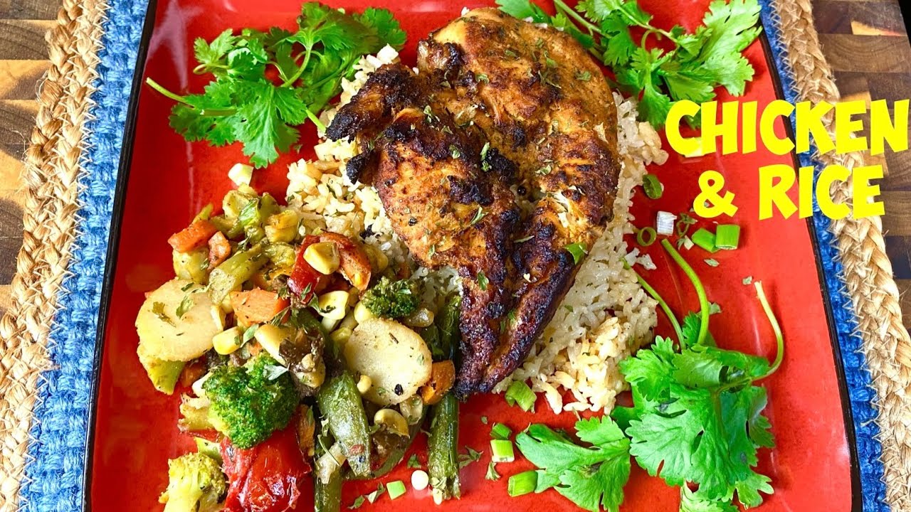 A SIMPLE AIR FRYER CHICKEN AND RICE RECIPE | INSPIRED BY ...