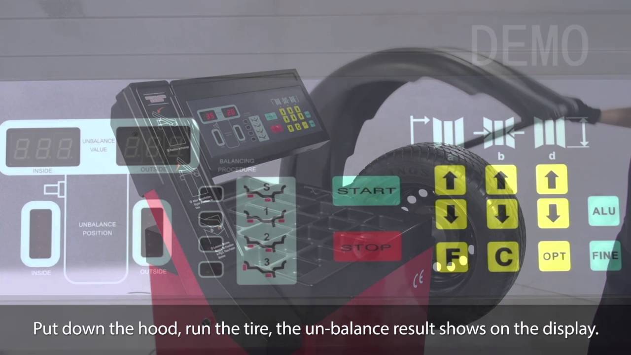 Unite® UB-100 Wheel Balancer - YouTube