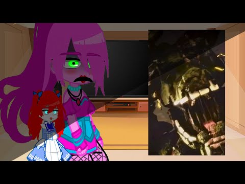 (🇺🇸/🇧🇷)Poppy playtime React To Springtrap(Part 1/?) //fnaf//leave your like❤🤗