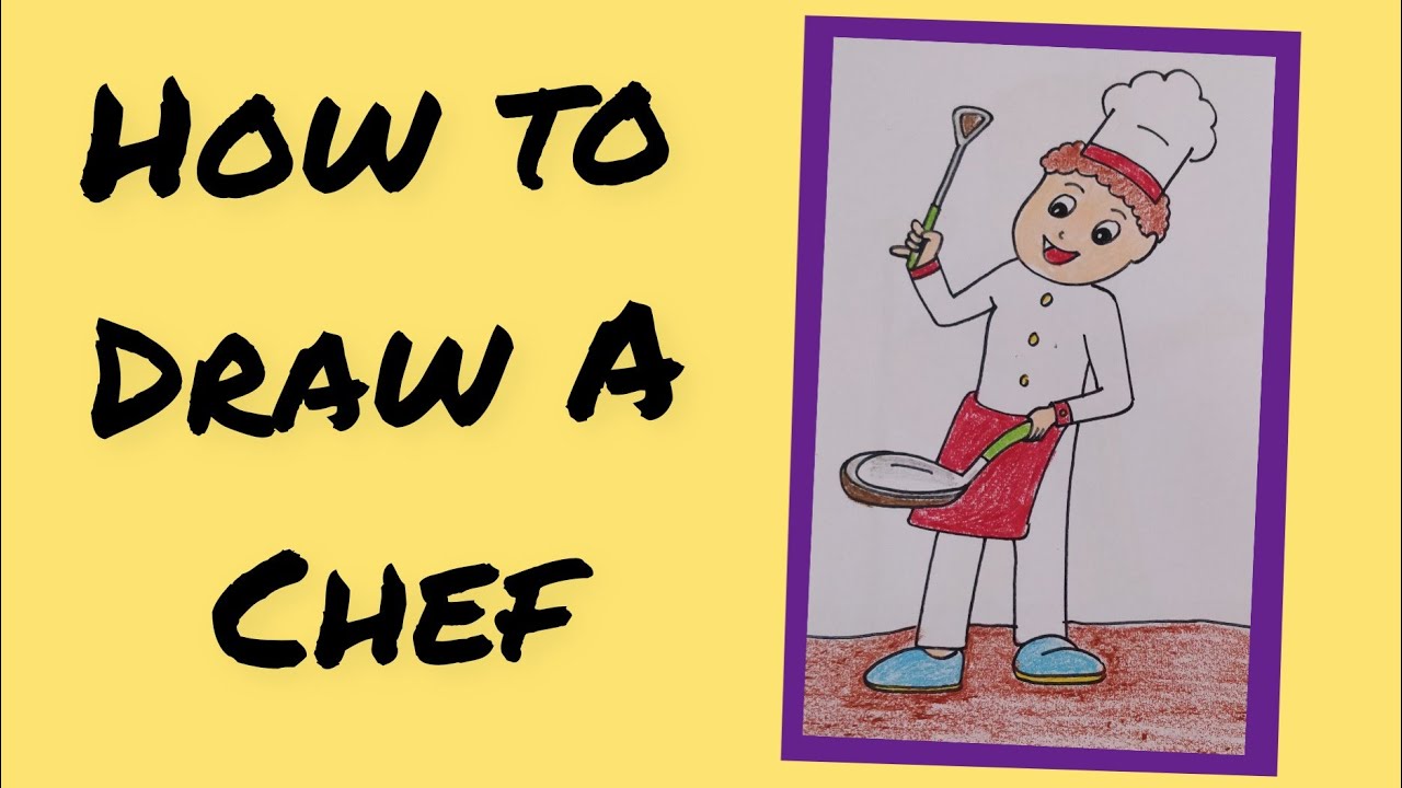 # 105 - Easy Drawing for Kids - Chef || How to Draw Chef || @Kalakrit ...