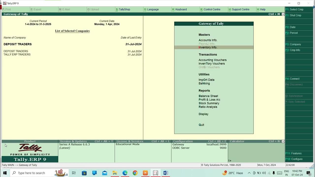 How to create POS Invoice with Multiple Payment Mode in Tally ERP.9 #Erp.9 #Tallyerp9 # ...