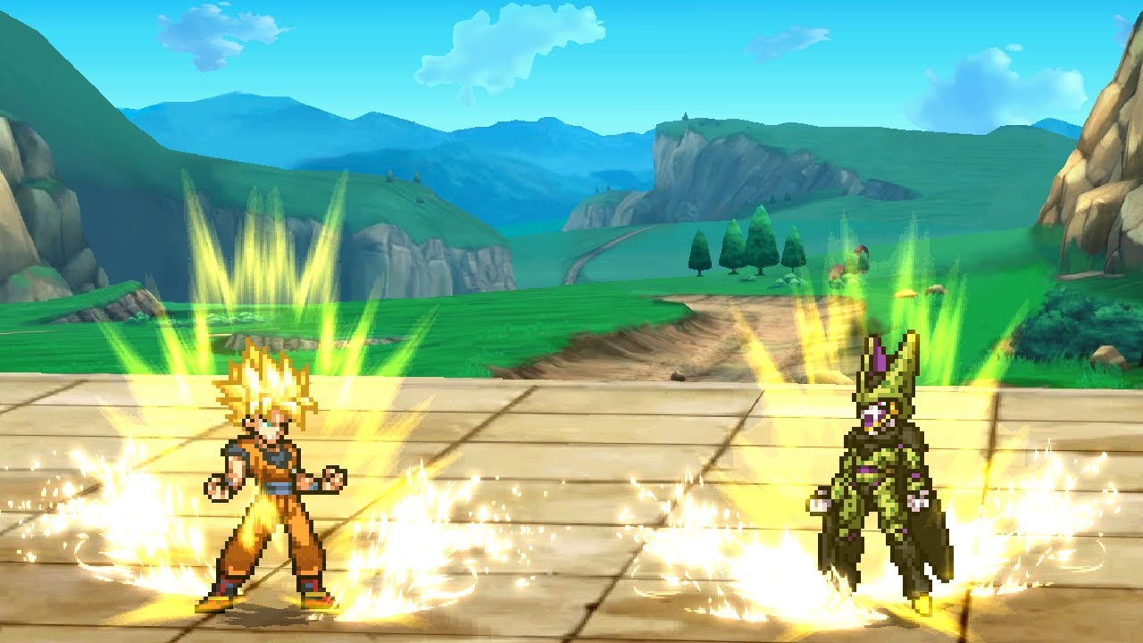 JUS Battle 2: GOKU SSJ vs PERFECT CELL - YouTube
