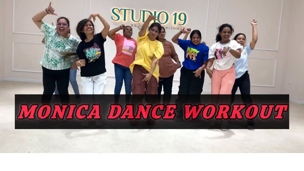 MONICA DANCE WORKOUT in my NEW STUDIO - YouTube