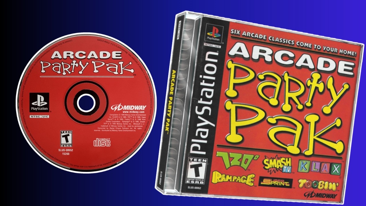 Arcade Party Pak - 6 Classic Midway Games on the PS1 - YouTube