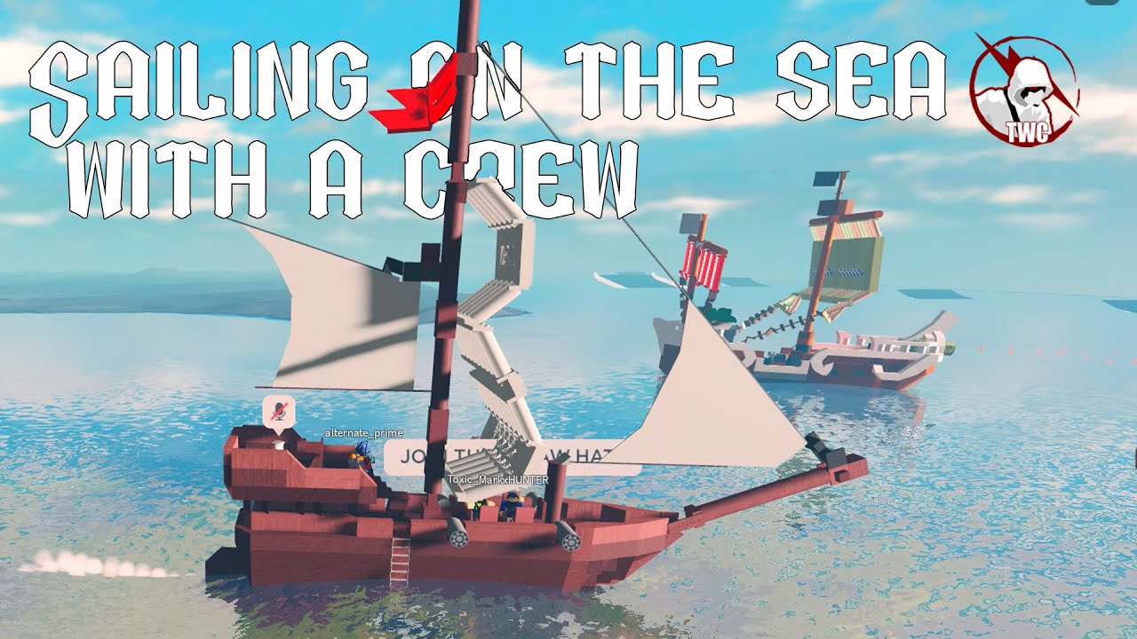 Sailing on the sea with a crew : 🔨Plane Crazy🔨 : TheWhiteCreator - YouTube