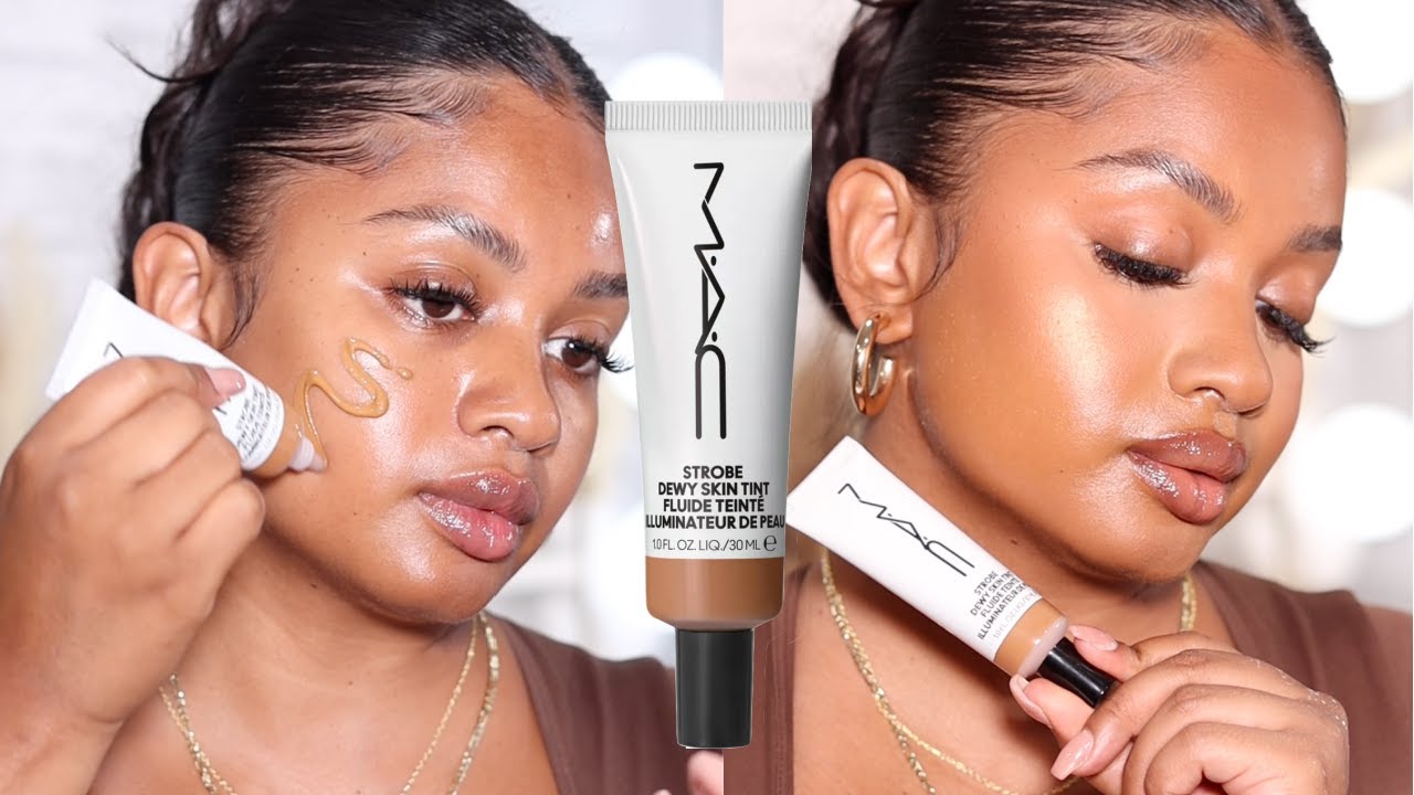 MAC Dewy Skin Tint Deep 3 - YouTube