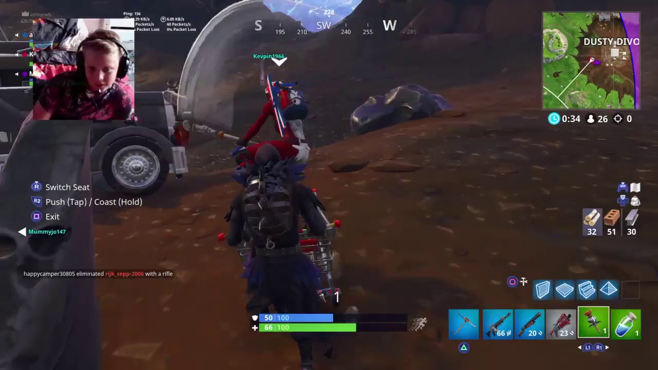 Trolley challange Fortnite Battle royal - YouTube