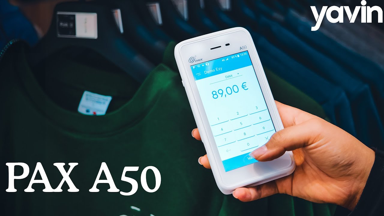 PAX A50 LE TERMINAL MOBILE YAVIN MINI - YouTube