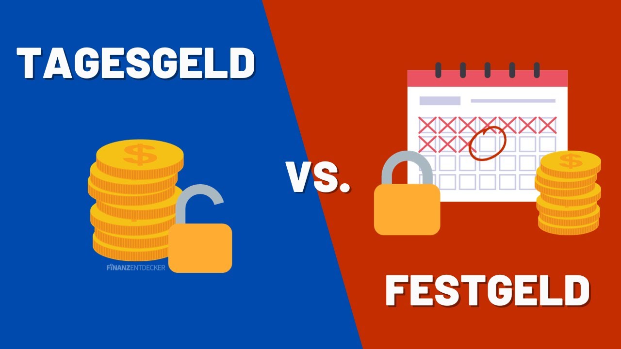 TAGESGELD vs FESTGELD im Vergleich 🥊 (was ist FÜR DICH besser geeignet ...