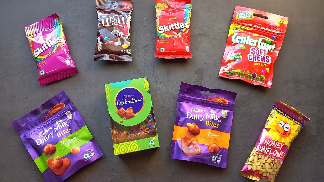 lots of candies, surprise toys, chocolate opening video, lots of ...