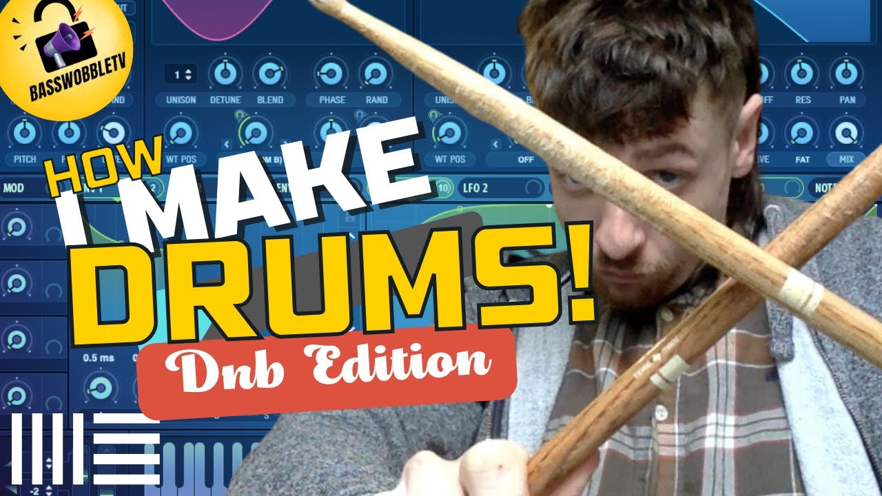 Drum n Bass Tutorial - Drum Arrangement/ Processing - YouTube