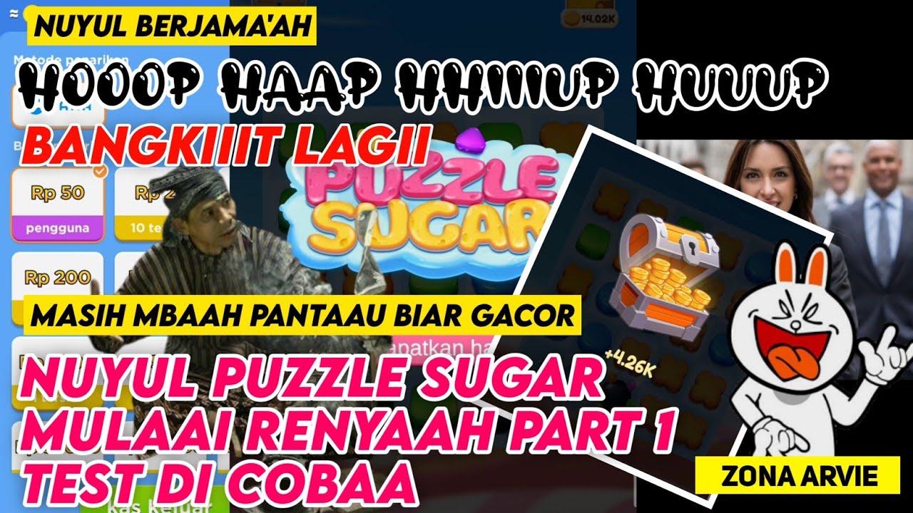 PUZZLE SUGAR BANGKIT 5 DETIK NYA MUNCUL LAGI - CARA NUYUL PART UJI COBA ...
