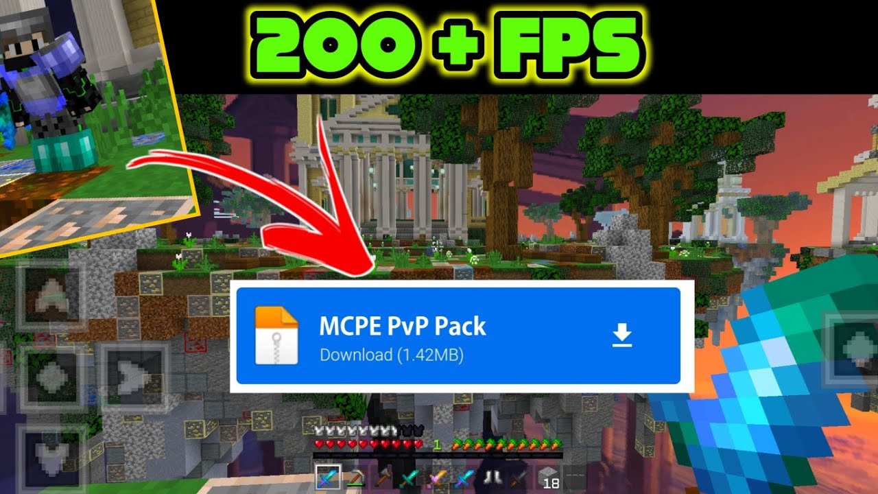 Best PvP texture pack for Minecraft pocket edition | pvp packs for mcpe ...
