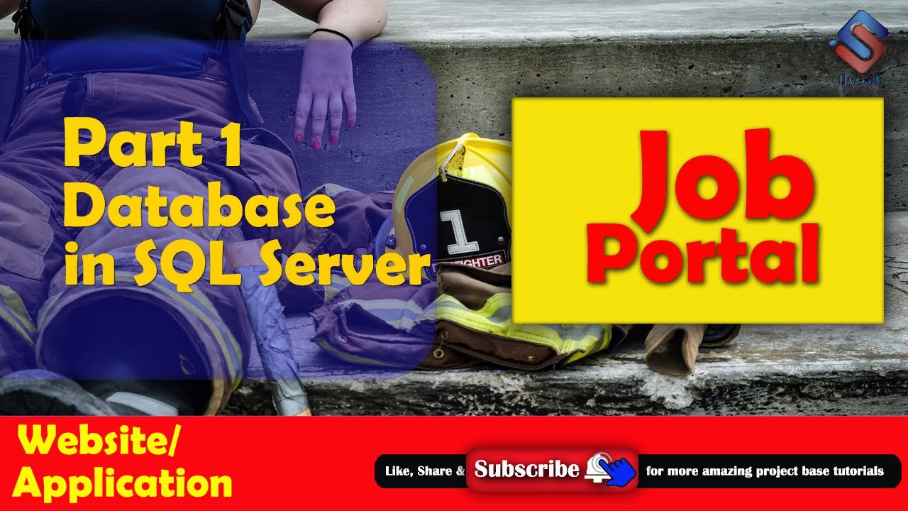 Online Job Portal Part 1 Database in Sql Server - YouTube