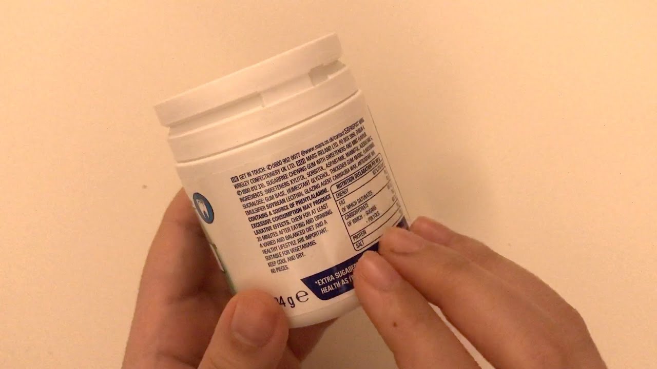 ASMR Reading ingredients labels and nutritional information (whispering ...