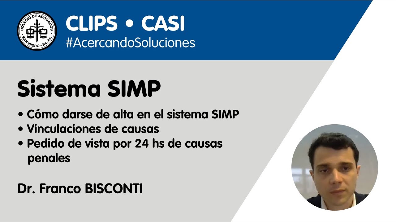 SISTEMA SIMP (ALTA - VINCULACIONES - VISTA POR 24HS) | CLIPS CASI - YouTube