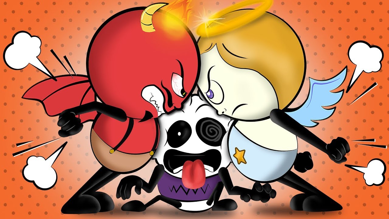 Freezing ~ Psycho Joey ~ Devils Vs Angel #7 ~ Pencil Cartoons [HD ...