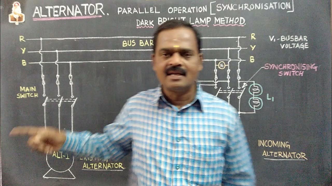 PARALLEL OPERATION ALTERNATORS / DARK BRIGHT LAMP METHOD IN TAMIL/ தமிழ் - YouTube