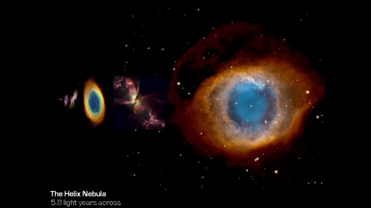 Nebula Size Comparison - YouTube