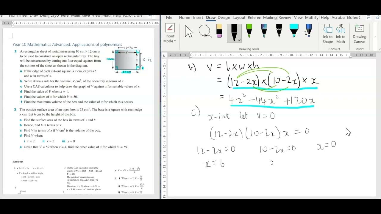 10MAD_applications of polynomials - YouTube