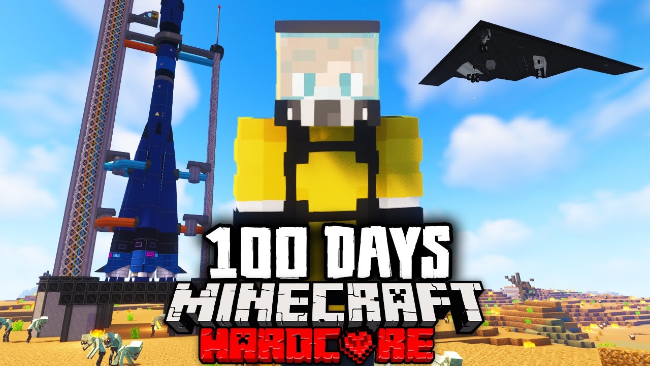 I Survived 100 Days in a Nuclear Zombie Apocalypse in Hardcore Minecraft - YouTube
