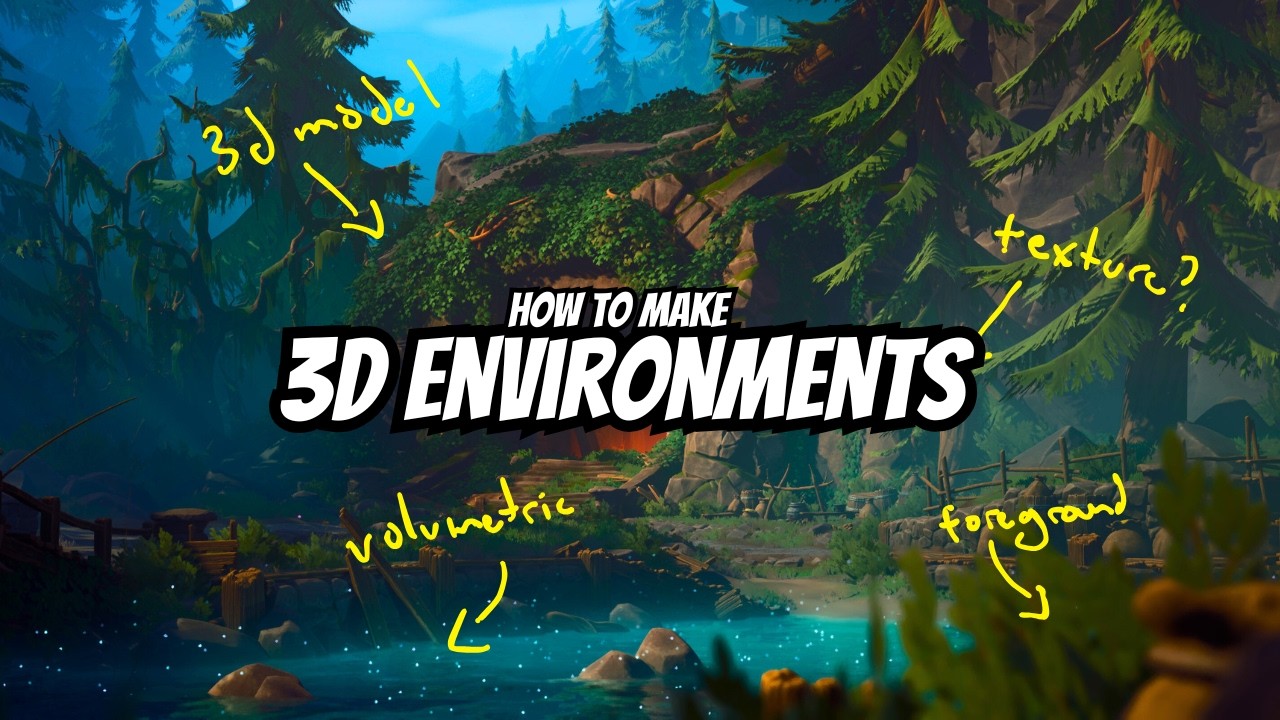 A Beginner's Guide to Making Video Game Environments - YouTube