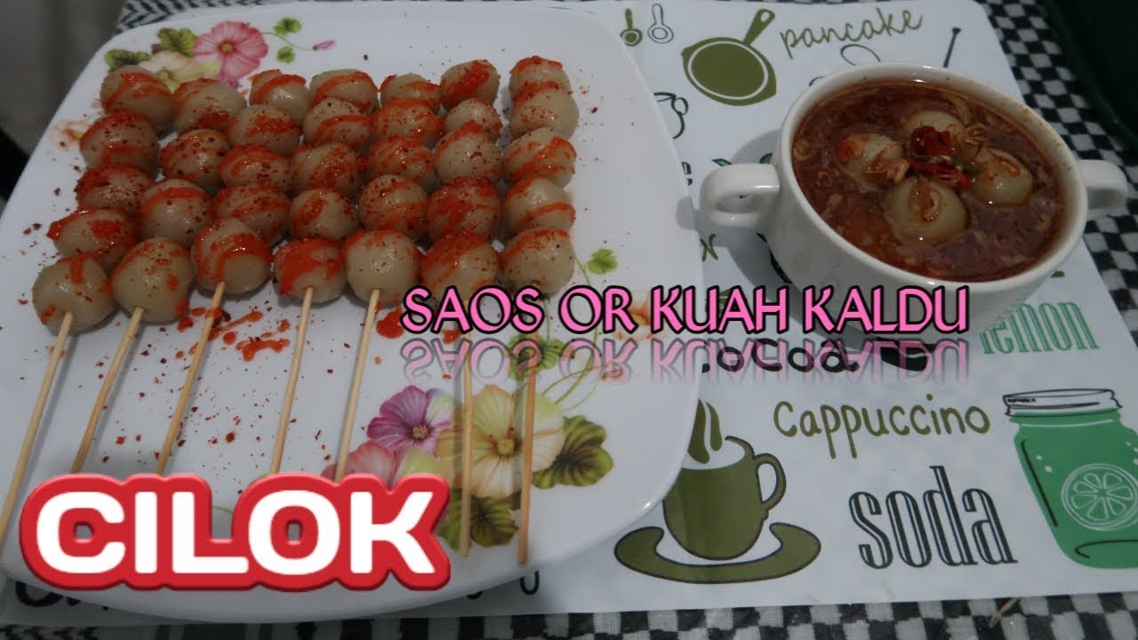 CILOK || CILOK DENGAN 2 RASA || CARA GAMPANG BUAT CILOK - YouTube