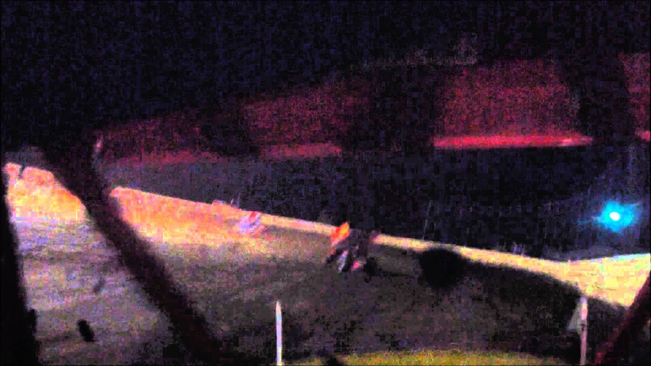 View from INSIDE a sprint car drivers helmet at night - YouTube