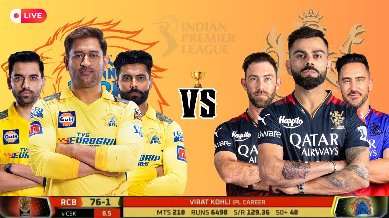 IPL LIVE: CSK VS RCB | LIVE SCORE AND COMMENTARY | IPL 2024 - YouTube