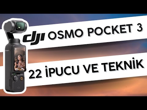 Dji Osmo Pocket 3 | 22 İpucu, Tüyo ve Teknik | 22 Tips Trick | #dji #pocket3 #review #pocket