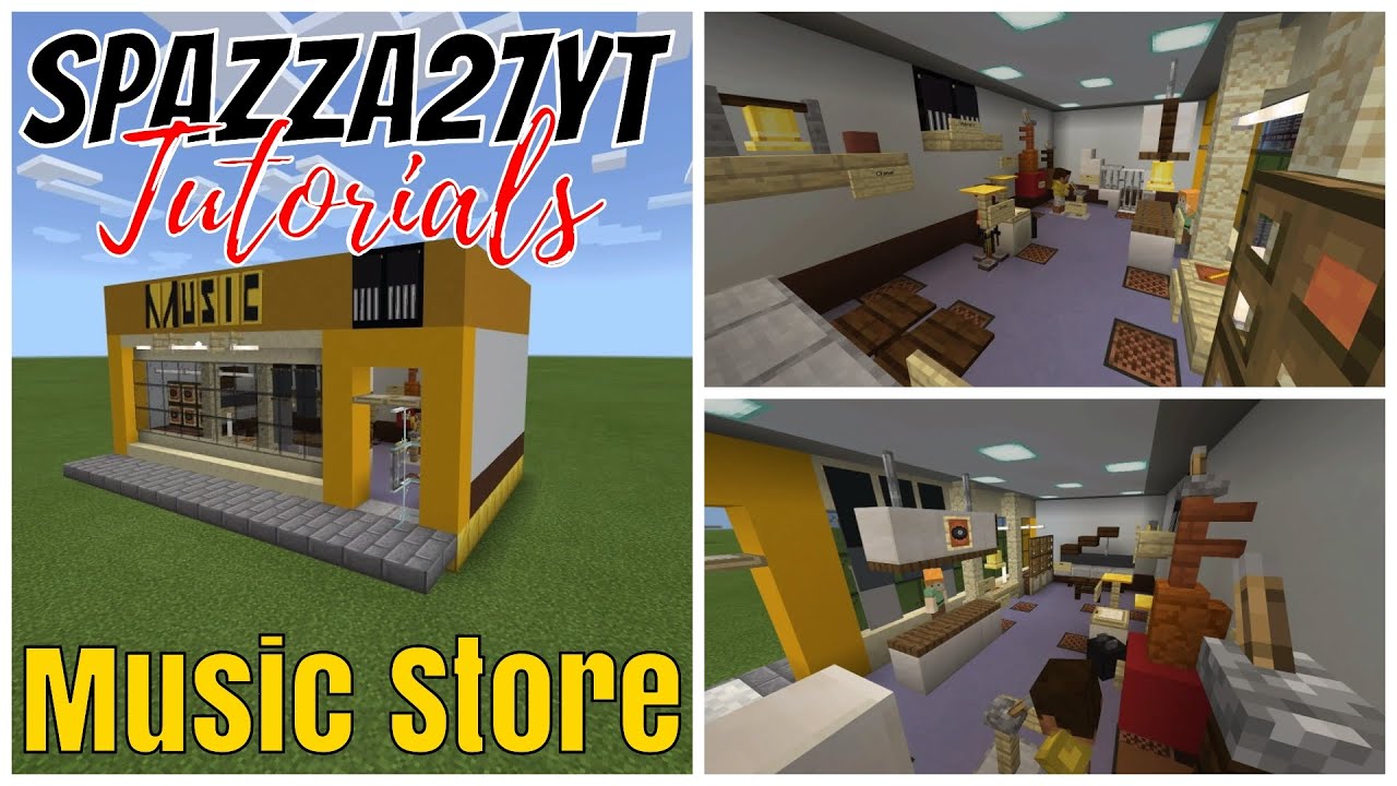 Minecraft Small Shops 17 Music Store Tutorial YouTube minecraft-small-shops-17-music-store-tutorial-youtube