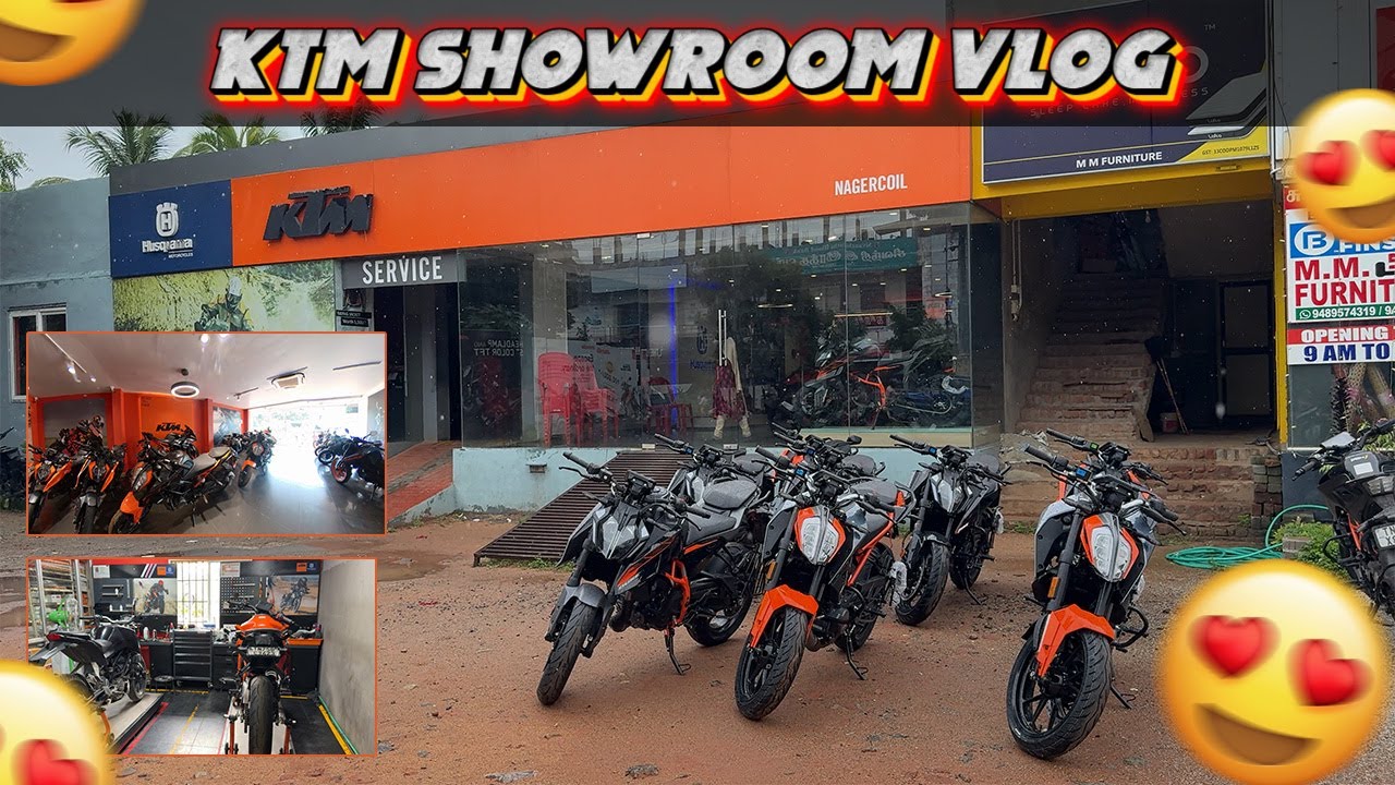 KTM SHOWROOM VLOG |NAGERCOIL KTM SHOWROOM | 2025 KTM 390 Duke | 2025 ...