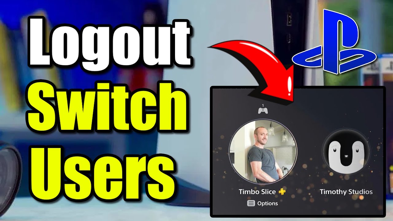 How to Logout & Switch users on PS5 Console (Best Method) - YouTube