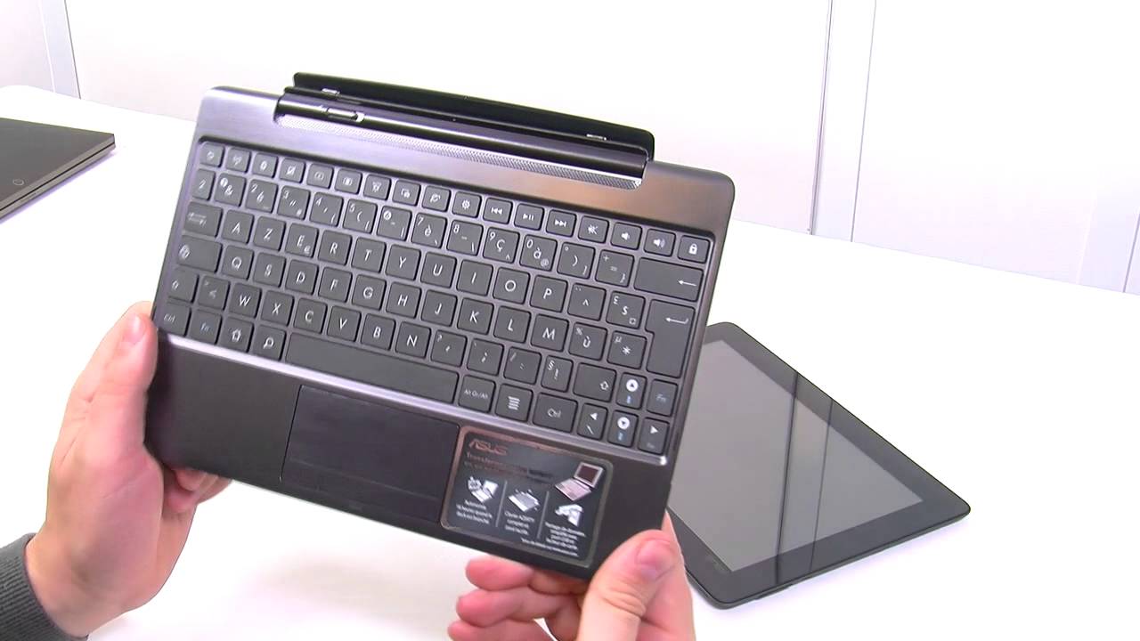 Asus EeePAD Transformer Prime TF201 : Dock clavier - YouTube